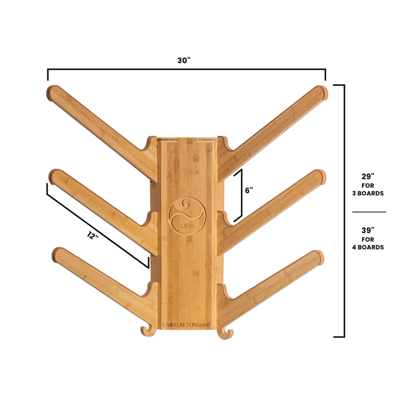 LIVING IN SUNSHINE SPIRIT RACK 4 BOARDS| Stewart Surfboards
